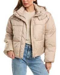 Urban Republic Short Puffer Jacket in Red | Lyst