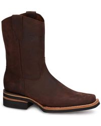 Forastero Western Suede Leather Boots in Brown for Men | Lyst
