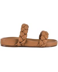 Kaanas Coco Chunky Slides Sandals in Natural | Lyst