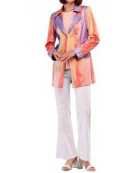 Insight Lorelei Liquid Desert Dream Metallic Faux Leather Jacket in ...