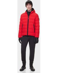 Rudsak Demian Down Puffer Jacket in Red for Men | Lyst