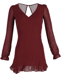 Reformation Pike Satin Dress in Natural | Lyst