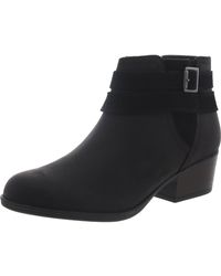 Clarks Cail Chelsea Leather Zip Up Ankle Boots in Brown | Lyst