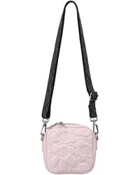 Marimekko Baby Gratha Unikko Leather Shoulder Bag in Pink | Lyst