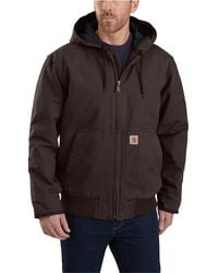 Carhartt Cotton Sandstone Rancher Coat in Brown for Men - Lyst