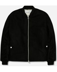 Oamc Peacemaker Men S Minimal Bomber Jacket in Black for Men | Lyst UK
