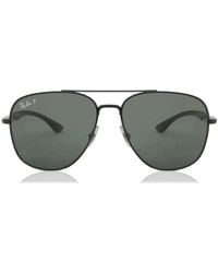 Ray-Ban Ray-Ban Rb3683 002/31 in Green | Lyst UK