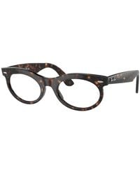 Ray-Ban Ray-Ban Rb2242 Wayfarer Oval 902/R5 in Black | Lyst UK