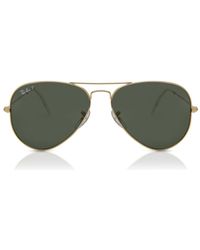 Ray-Ban Ray-Ban Rb3735 Bain Bridge Polarized 001/58 in Green | Lyst UK