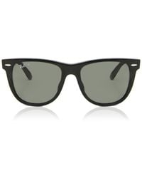 Ray-Ban Ray-Ban Rb0840Sf Mega Wayfarer Asian Fit 901/58 in Black | Lyst UK