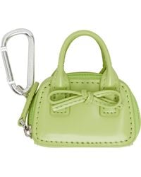 Sandy Liang Mini Secure Bag Keychain in Black | Lyst UK