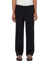 Moncler Logo Patch Sweatpants in Black for Men | Lyst