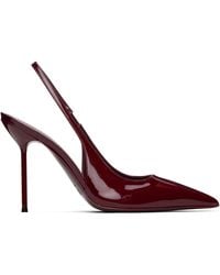 Paris Texas Lidia Slingback Heel in Metallic | Lyst UK