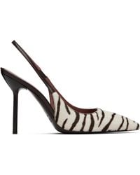 Paris Texas Lidia Slingback Heel in Metallic | Lyst UK