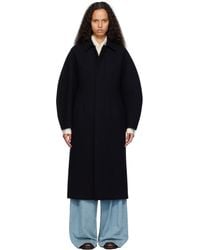 AURALEE Cashmere Wool Mosser Soutien Collar Coat in Black | Lyst AURALEE Cashmere Wool Mosser Soutien Collar Coat in Black | Lyst