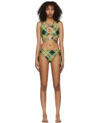 Chopova Lowena Double Delight Lamb Bikini in Black | Lyst