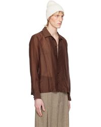 メンズ Bode レース シャツ ナチュラル | Lyst メンズ Bode レース シャツ ナチュラル | Lyst