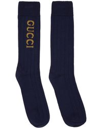 Blue Gucci Socks for Men | Lyst