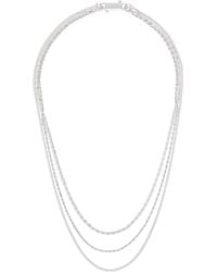 NUMBERING #7802 Necklace in White | Lyst UK