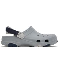 Crocs™ Gray All-terrain Atlas Clogs in Black for Men | Lyst