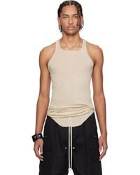Rick Owens Ribbed Top in Black for Men | Lyst UK