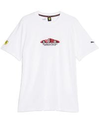 PUMA Ferrari Race Graphic Tee 627052 03" in Yellow for Men | Lyst UK