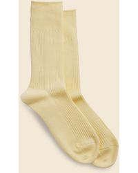 Pale Yellow Socks for Women | Lyst