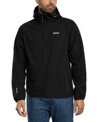Regatta Bob Softshell Jacket in Black for Men | Lyst UK