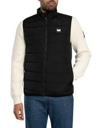 Weekend Offender Gacha Gilet Nylon in Black for Men | Lyst UK