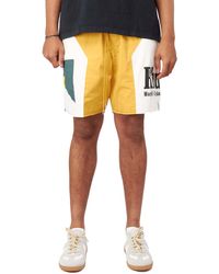 Mustard Yellow Shorts for Men | Lyst
