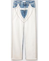 Stella McCartney Leggings "Flowers" in White | Lyst UK