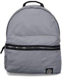 Stone Island Zip Backpack in Blue for Men | Lyst UK