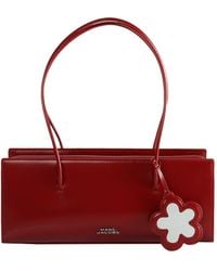 Marc Jacobs Heart Mirror Leather Bag Charm in Black | Lyst UK