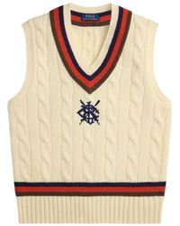 Polo Ralph Lauren Logo Vest in Blue for Men | Lyst UK