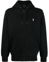 Polo Ralph Lauren Logo Hoodie in Blue for Men | Lyst UK