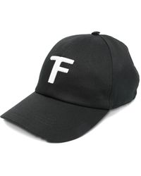 Tom Ford Logo-Patch Hat in White for Men | Lyst UK