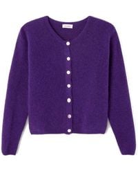 American Vintage Vitow Cardigan in Brown | Lyst UK