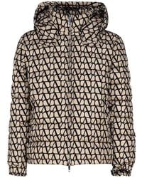 Valentino Garavani Down Jacket Clothing in Black for Men | Lyst UK