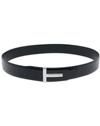 Tom Ford Reversible Leather Belt in Black for Men | Lyst UK