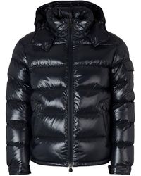 Moncler Short Puffer Maya in Blue for Men | Lyst UK
