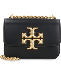 Tory Burch Mini Eleanor Leather Shoulder Bag in Blue | Lyst