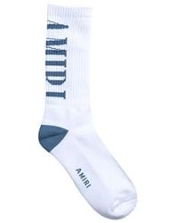 Amiri Logo-Embellishment Socks in Natural for Men | Lyst UK