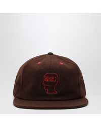 Brain Dead Woolblend Baseball Cap in Brown for Men | Lyst UK