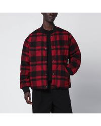Polo Ralph Lauren And Quilted Check Bomber in Red for Men | Lyst UK