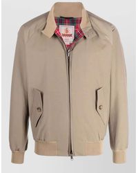 Baracuta G9 Bomber Jacket Raglan Sleeves Pockets in White for Men | Lyst