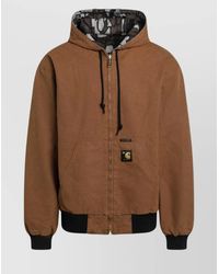 Carhartt Apparel Canvas Insulated Hooded Active in Brown for Men | Lyst