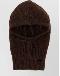 MM6 by Maison Margiela Ribbed Wool Balaclava for Men | Lyst UK
