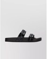 Ancient Greek Sandals Strap Flat Sandals in Black | Lyst UK