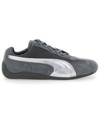 PUMA 'Speedcat' Low Top Sneakers With Logo Patch On The Tongue And ...