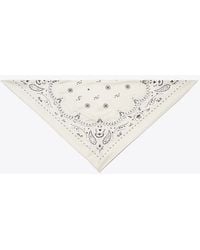 Tory Burch Beaded Bandana Triangle Scarf in Blue | Lyst UK